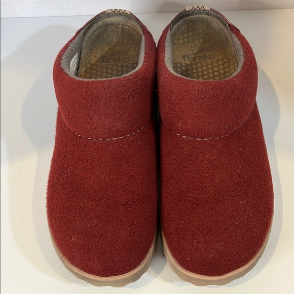 Dansko | Shoes | Dansko Womens Lucie Wool Blend Slip On Clogs Mules ...